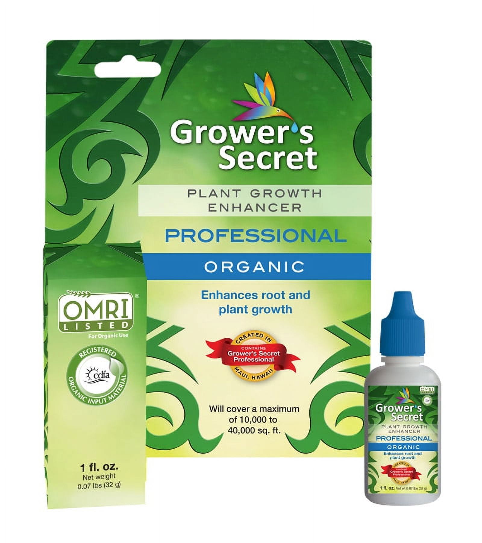 1oz Grower's Secret Professional Organic Plant Growth Enhancer ...