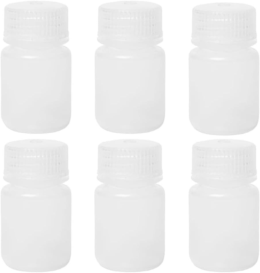 1oz Wide Mouth Reagent Bottle, Laboratory Grade Plastic bottles, Clear ...