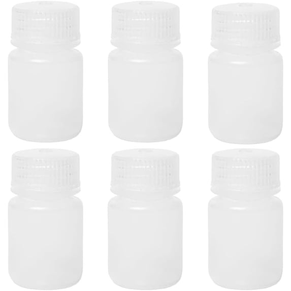 1oz Wide Mouth Reagent Bottle, Laboratory Grade Plastic bottles, Clear ...