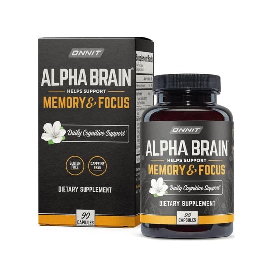 1pack 0NNlT-Alpha Brain Health Formula for Men & Women (90 Count ...