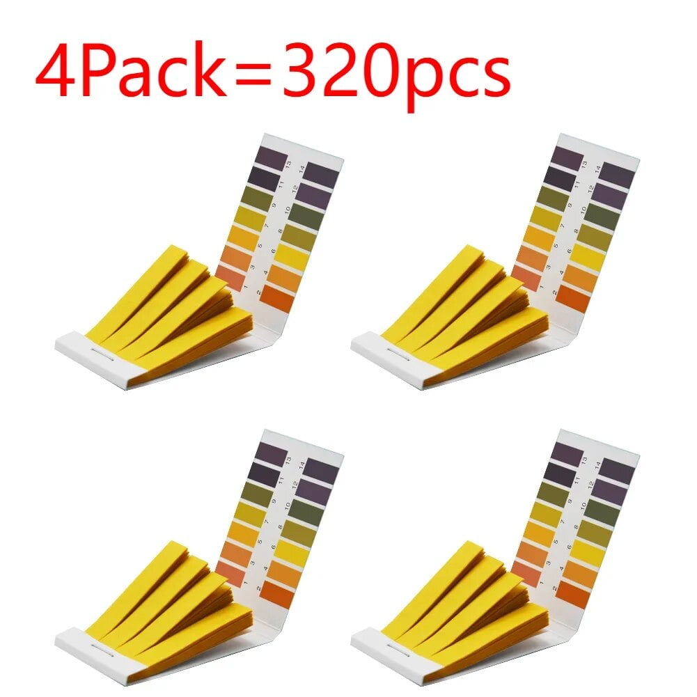 1pack= 80 Strips Professional 1-14 pH litmus Paper PH Test Strips Water ...
