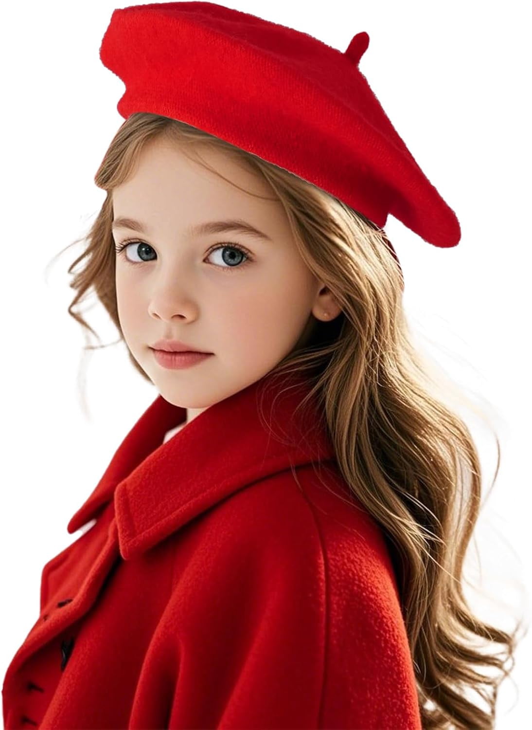 1pack Beret Hats Solid Classic Beret Hats for Girls - Walmart.com