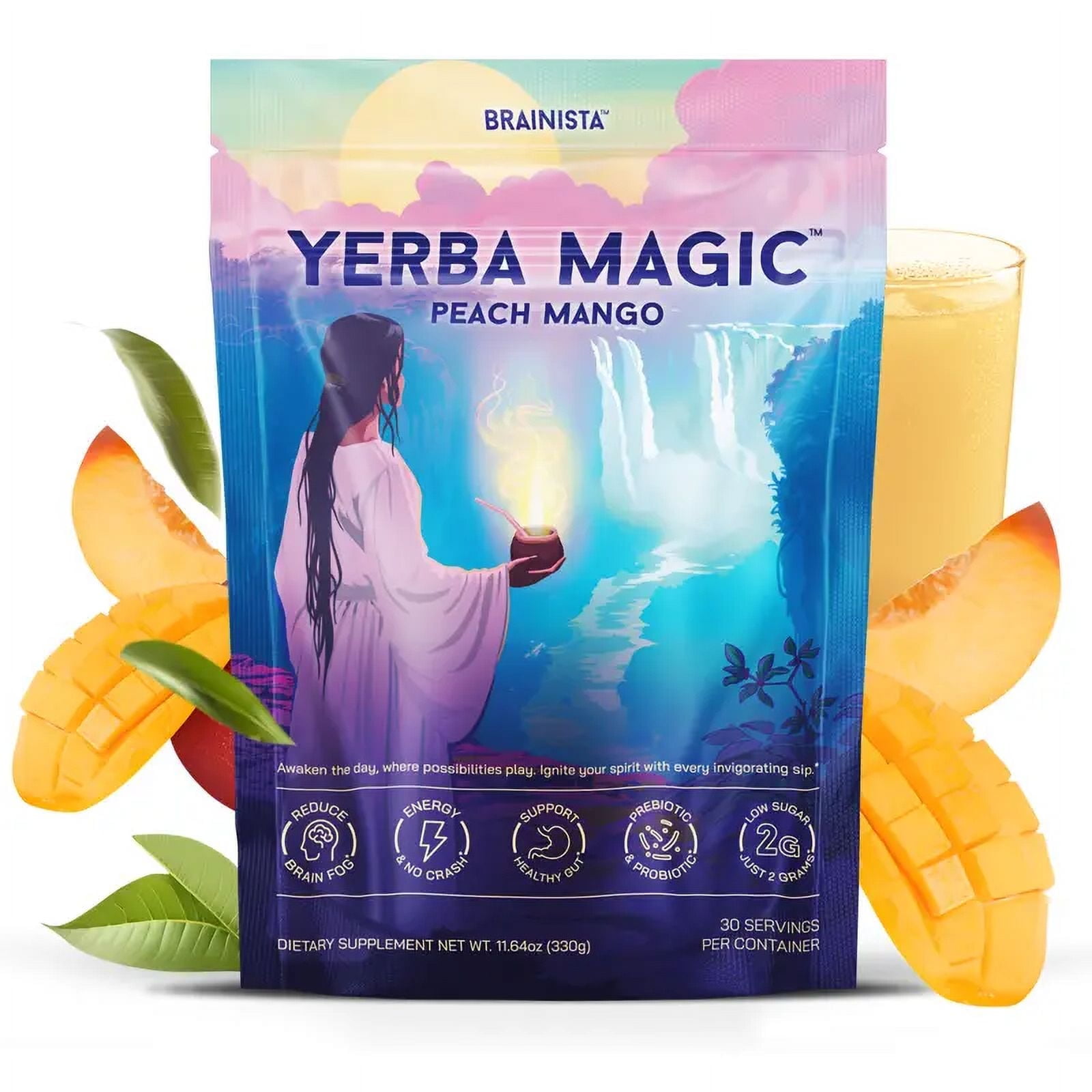 1pack Yerba Mate Instant Tea Powder, 3-in-1 Super Drink | Yerba Magic ...