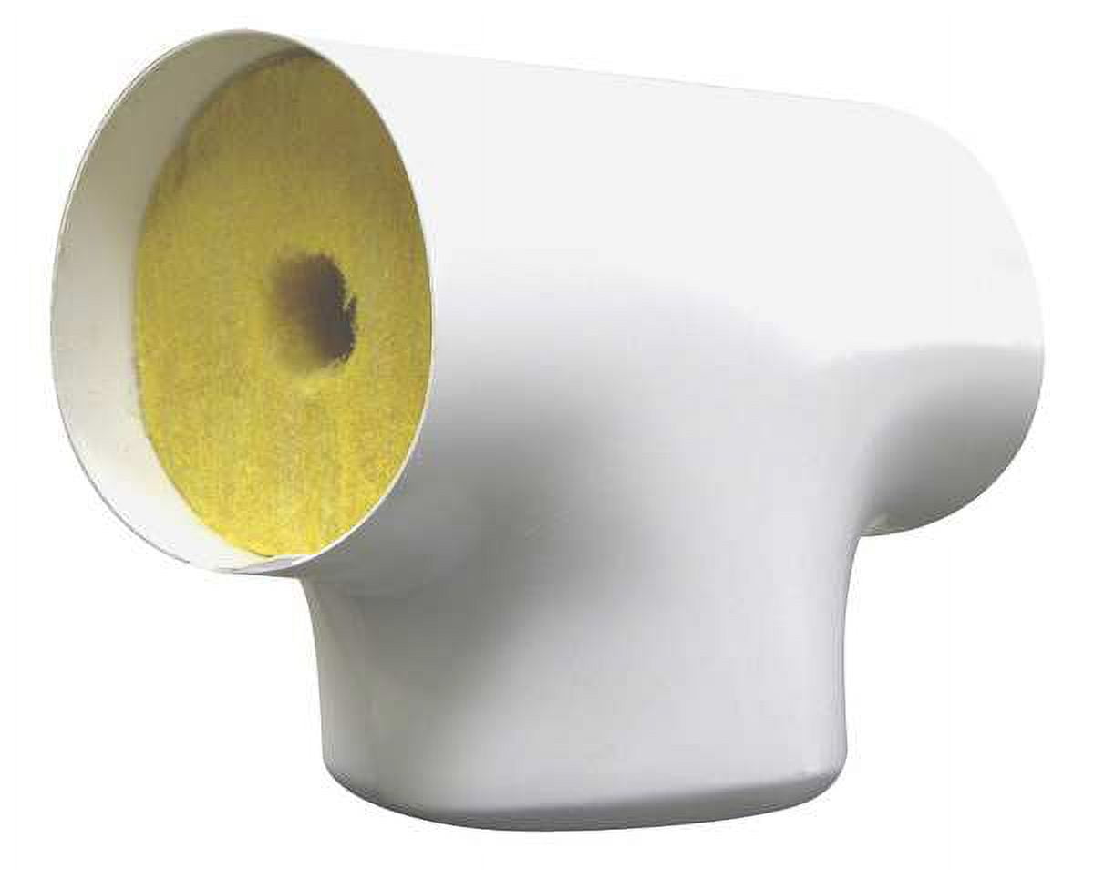 1pack ZoroSelect TEE428 3" Fiberglass Tee Pipe Fitting Insulation, 2 ...