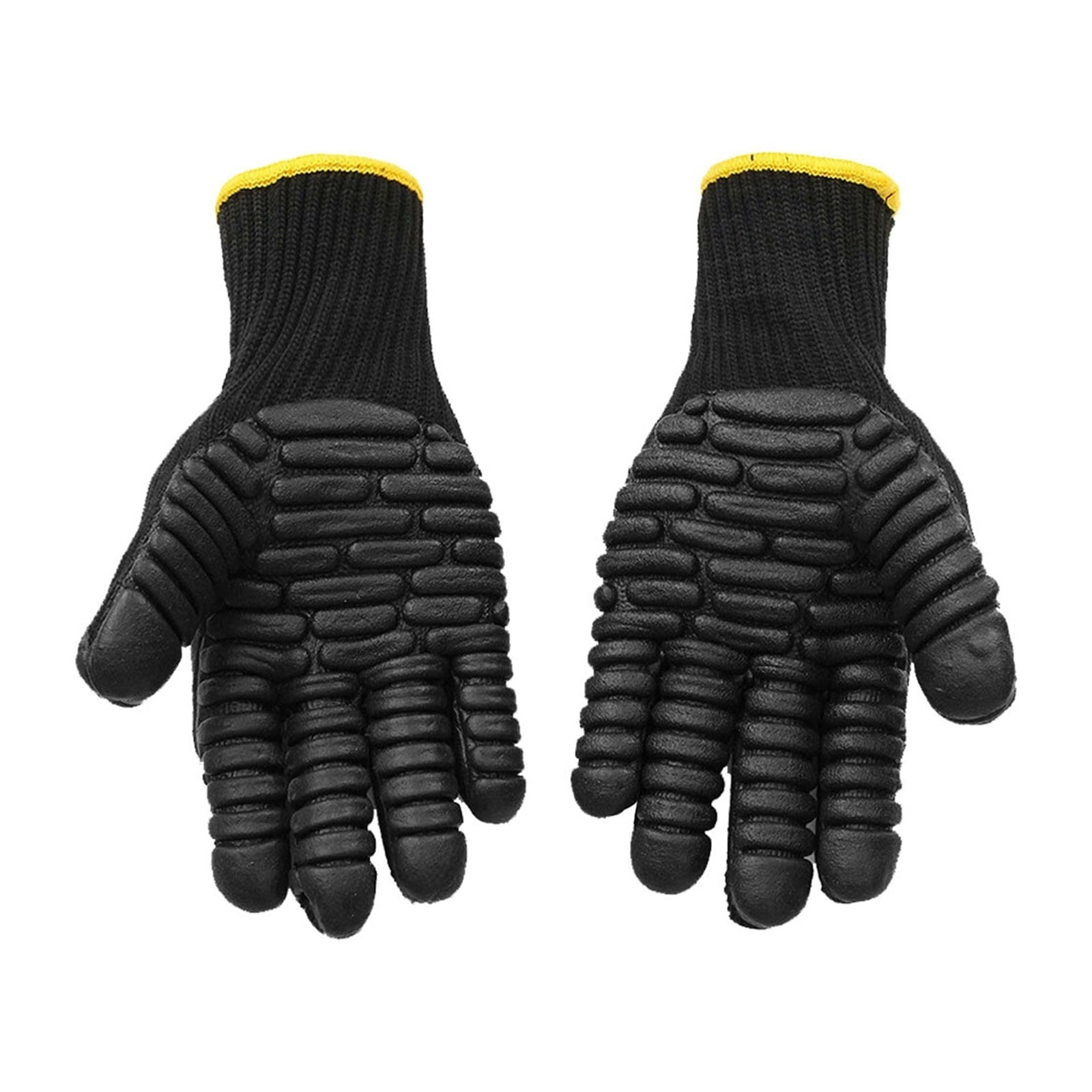 1pair Anti Vibration Shockproof Outdoor Safety Gloves Work Miner ...
