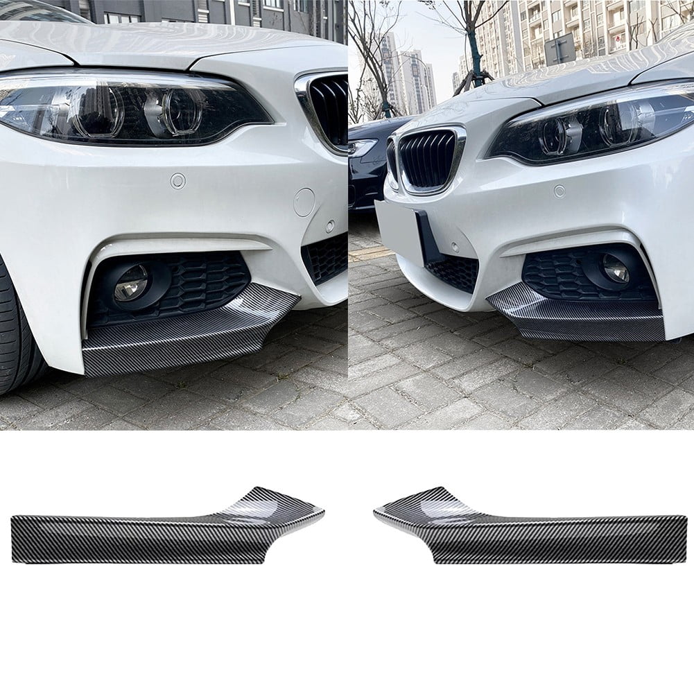 1pair Car Front Bumper Side Lip Spoiler Covers For BMW 2-Series F22 F23 ...