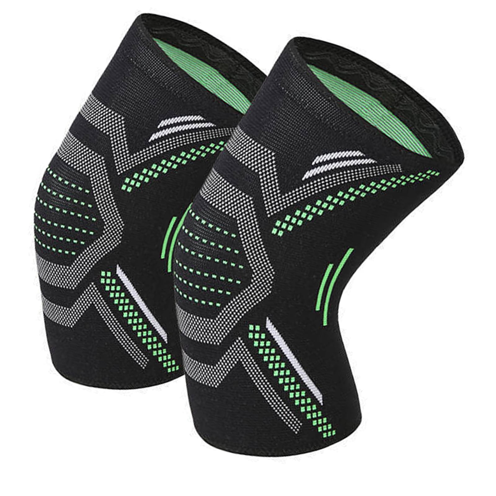 1pair Comfortable Ventilated Athletic Knee Pad Support Nylon Fabric ...
