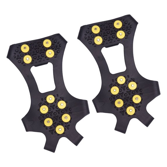 1pair Light weight Ice Cleats Grip Spikes Antiskid Tractions Grip Snow ...