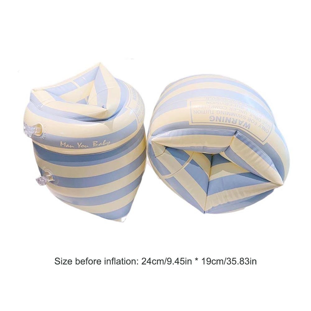 1pair arm float adult kids swimming inflatable arm rings fashion ...