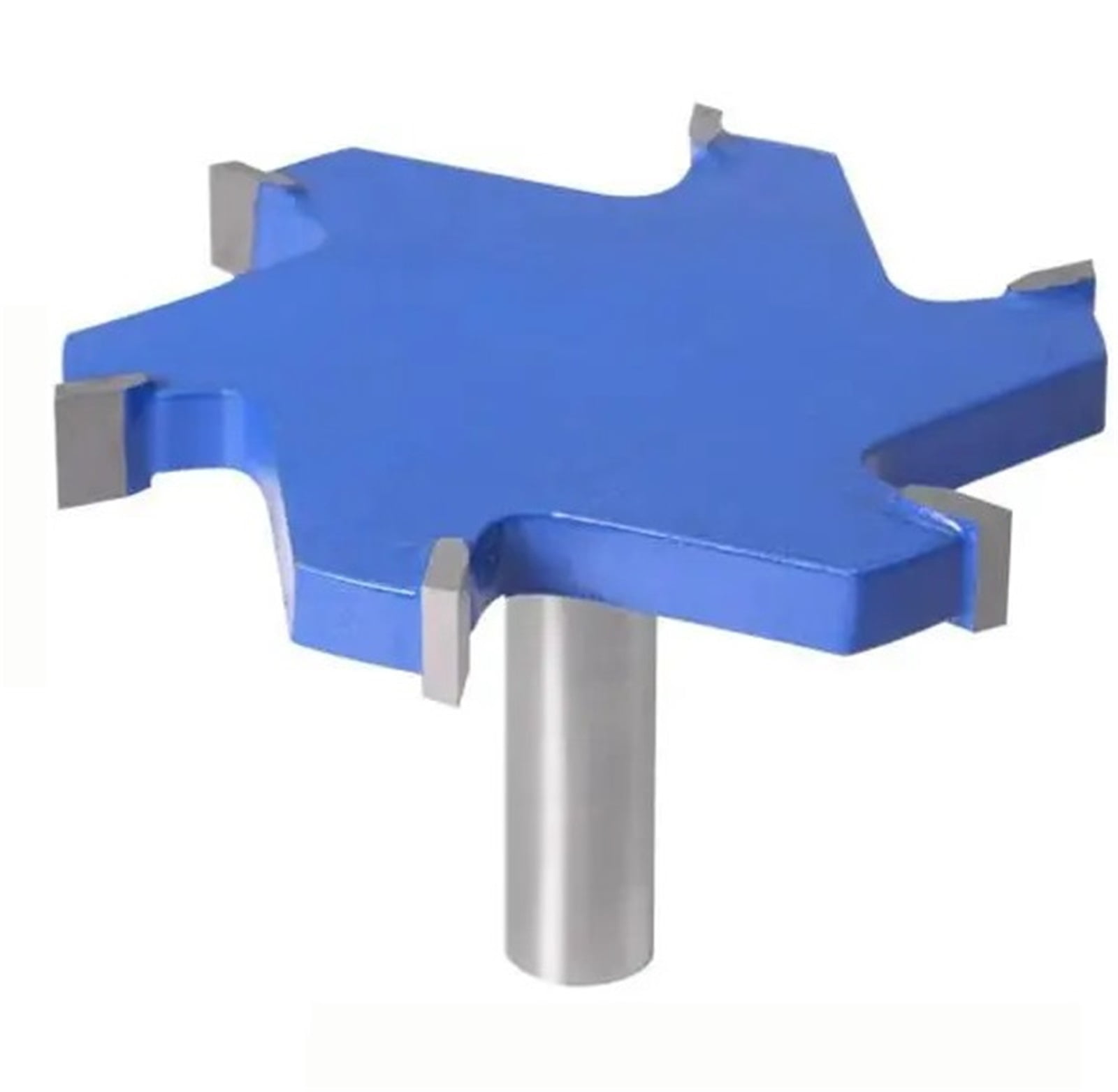 1pc 1/2" Shank 12mm Shank 6 Edge T Type Slotting Cutter Tool Router ...