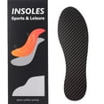 1pc 1.3mm thickness Carbon Fiber Insole Sports Insole Male Shoe-pad ...