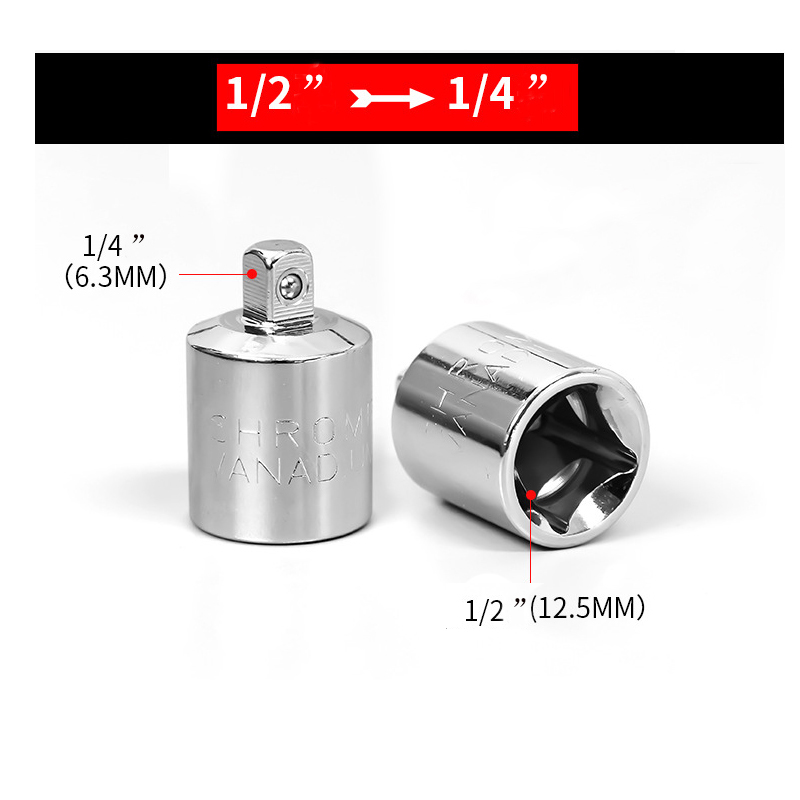 1pc 1/4 3/8 1/2 Inch Ratchet Wrench Socket Adapter Spanner Keys Set Cr ...