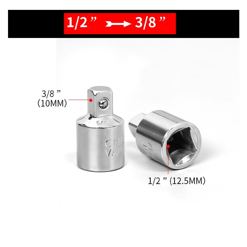 1pc 1/4 3/8 1/2 Inch Ratchet Wrench Socket Adapter Spanner Keys Set Cr ...