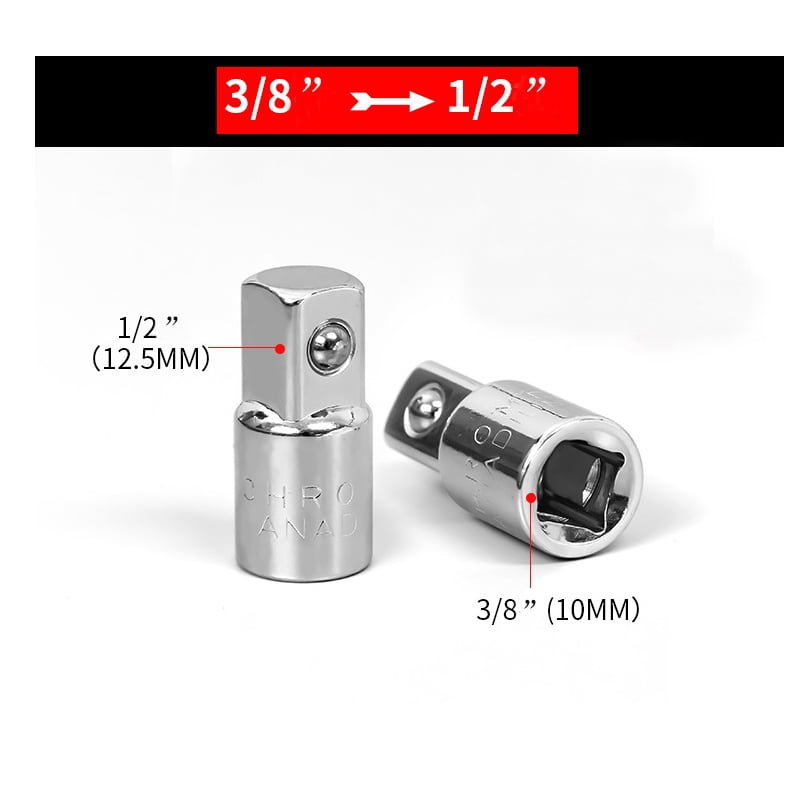 1pc 1/4 3/8 1/2 Inch Ratchet Wrench Socket Adapter Spanner Keys Set Cr ...
