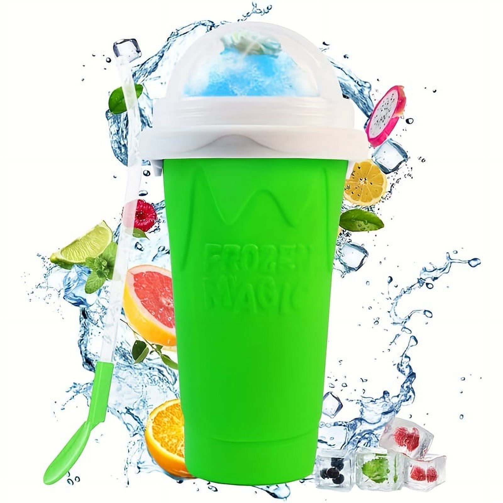 1pc, 10.14oz Portable Magic Slushy Maker Cup, Slush Ice Cream, Summer Ice Shaker Cup, Frozen Cup ...