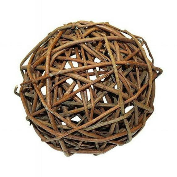 1pc 10cm Wicker Balls Natural Willow Branches Pet Scratching Toy Rattan ...