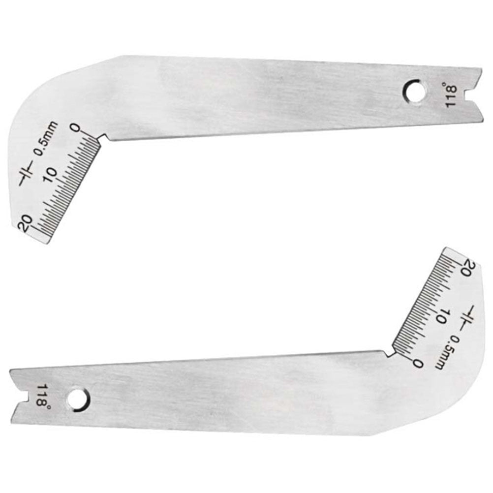 1pc 118 Degree Stainless Steel Drill Gauge Bit Pattern Drill Template ...