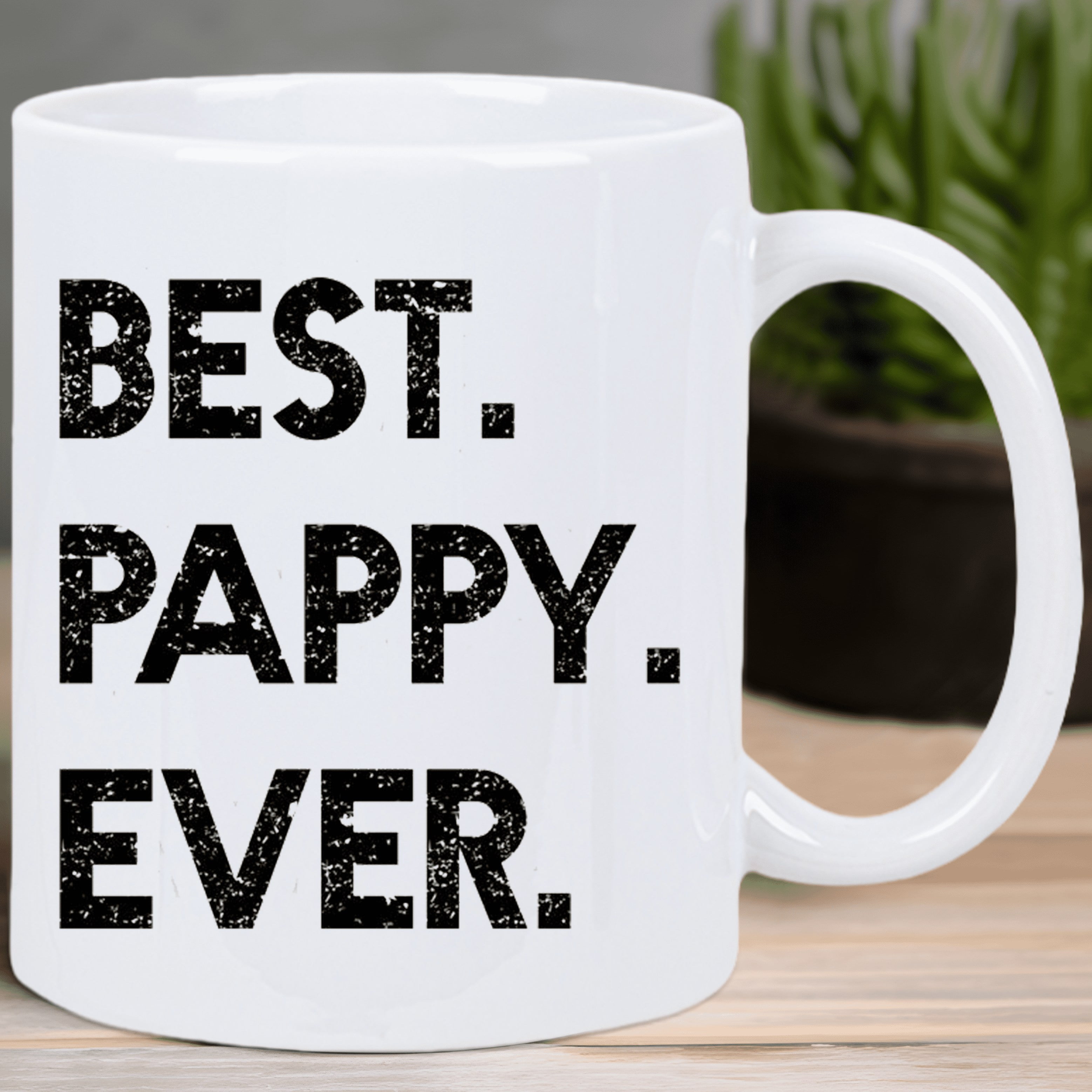 1pc, 11oz, BEST PAPPY EVER Ceramic Coffee Mug - Reusable, Insulated ...
