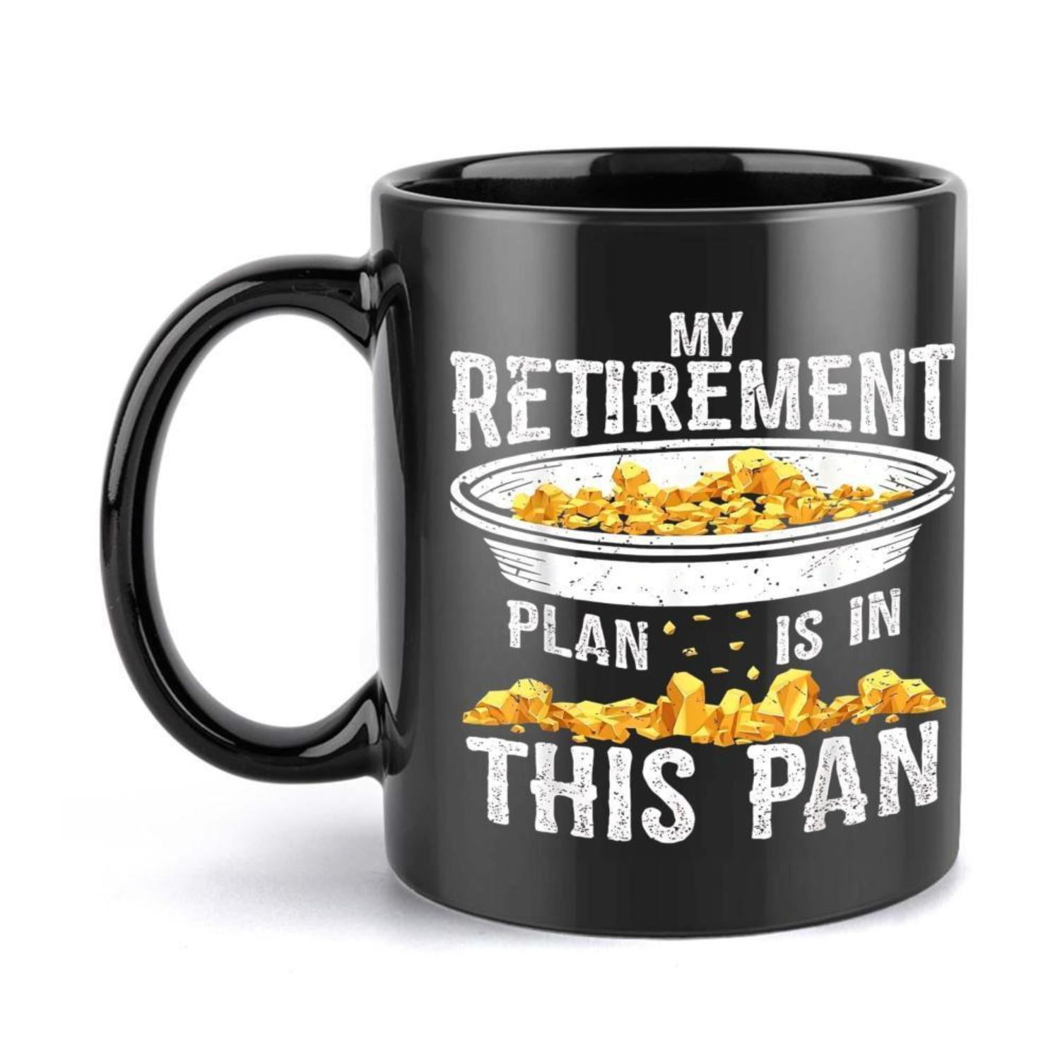 1pc 11oz Black Ceramic Coffee Mug with Golden Nuggets Design My ...