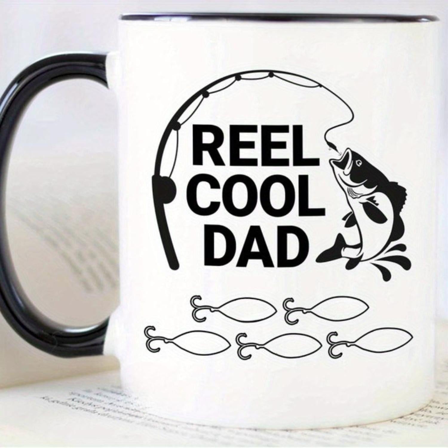 1pc 11oz Ceramic Coffee Mug Dad Double Sided Print Super Cool Dad ...