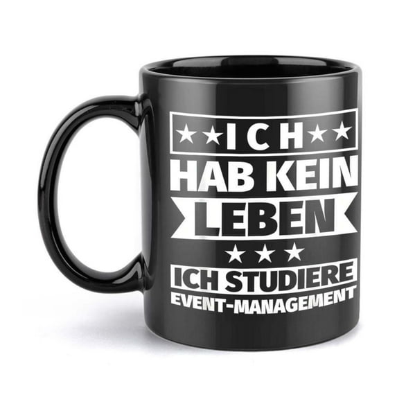 1pc 11oz Ceramic Coffee Mug with Humorous German Text Ich Hab Kein ...