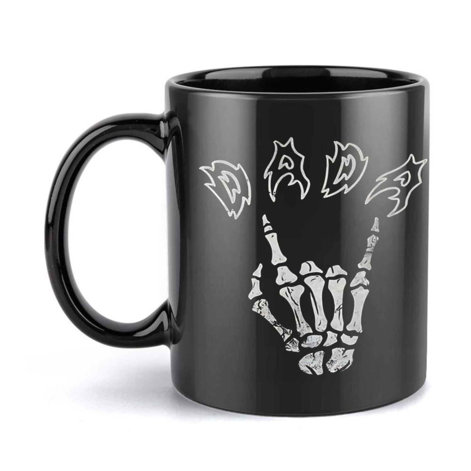 1pc 11oz DADA skeleton Coffee Mug From Mom Ceramic Coffee Cups Cups ...