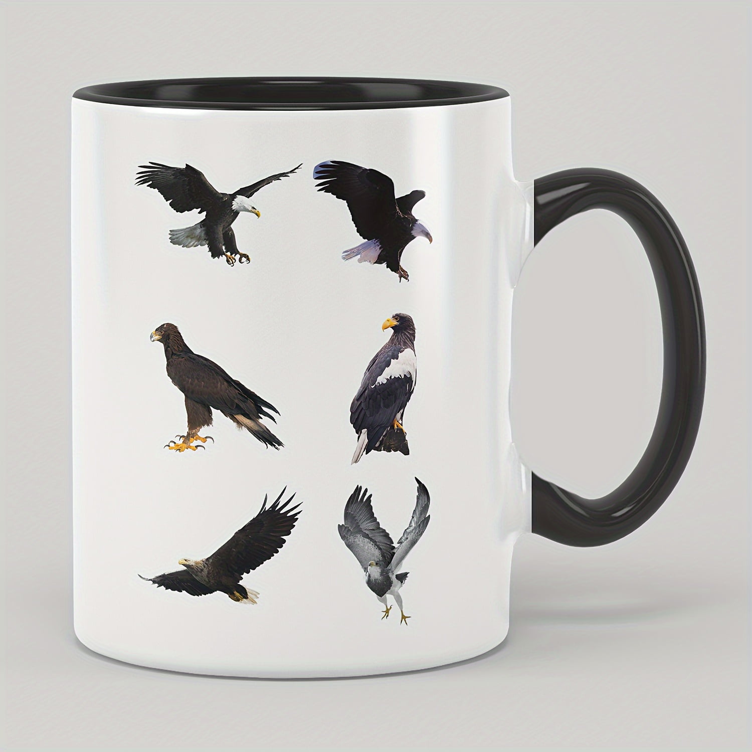 1pc, 11oz, Flying Eagle Ceramic Mug, Big Bird Water Cup, Personality ...