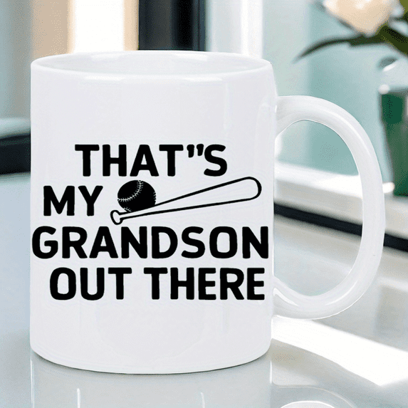 1pc, 11oz, GRANDSON Coffee Mug - Insulated Reusable Travel Mug With ...