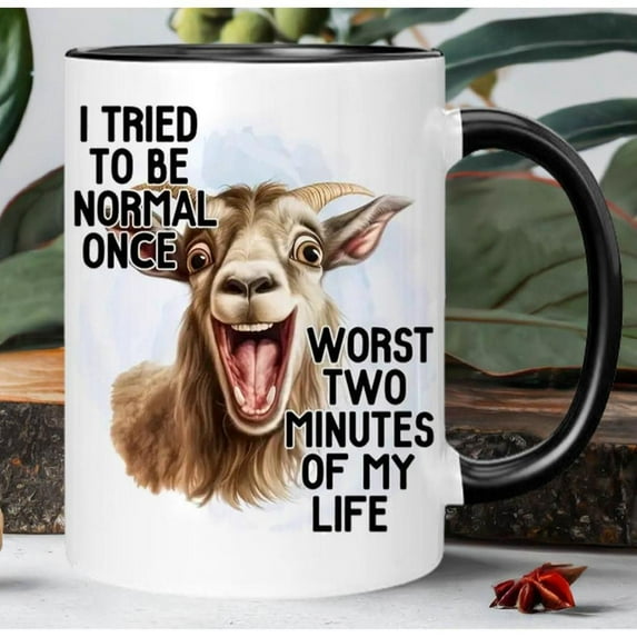 1pc 11oz I Tried to Be Normal Once Humorous Ceramic Coffee Mug with ...