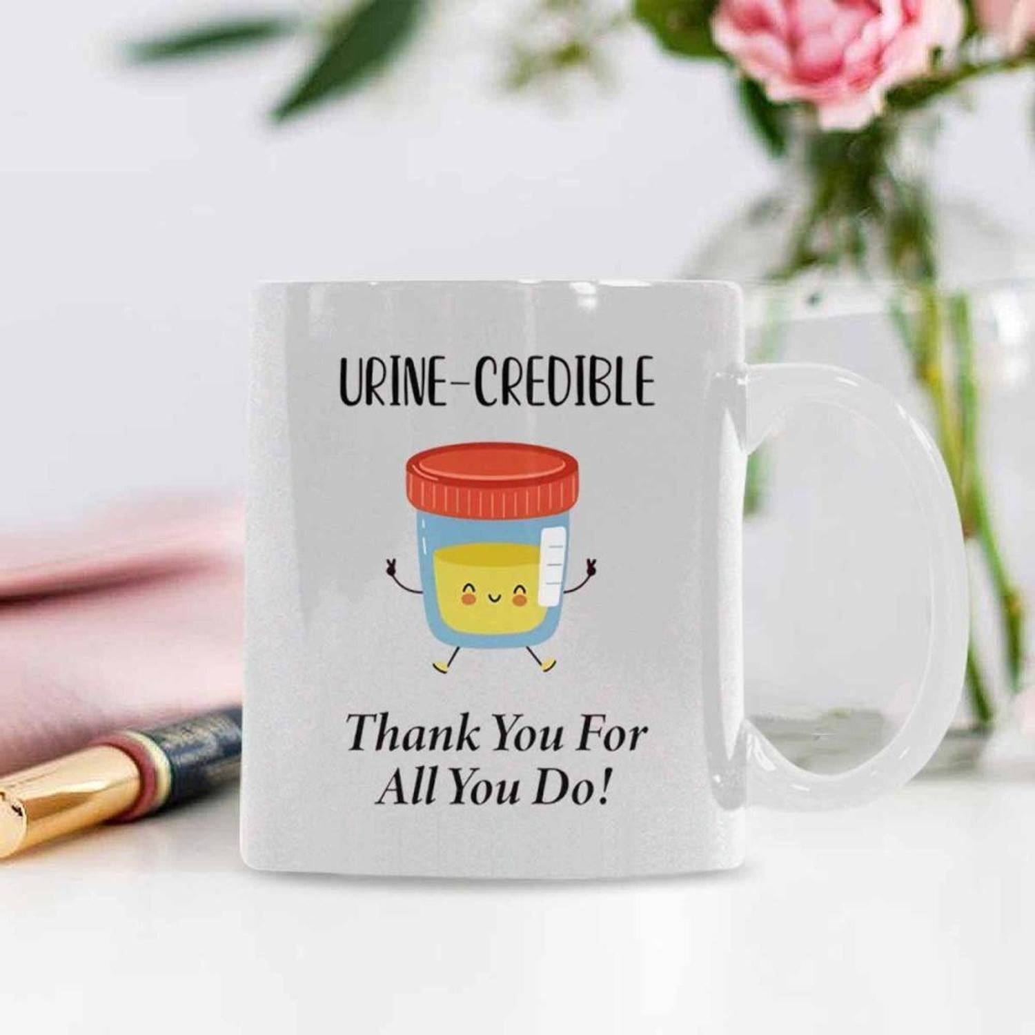 1pc 11oz Urine credible Thank You Coffee Mug Humorous Ceramic Tea Cup ...