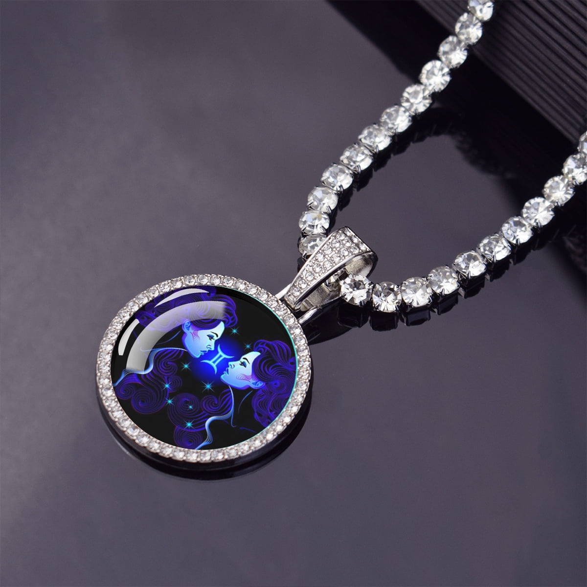 1pc 12 Constellations Zodiac Signs Necklaces Aries Scorpio Leo Virgo ...