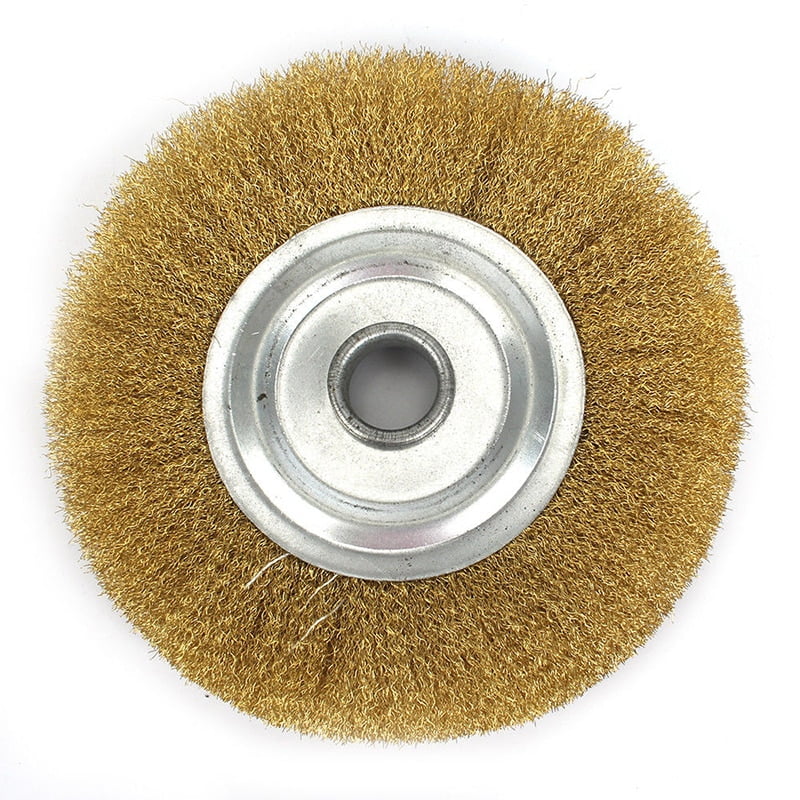 1pc 125mm 5 Inch Pure Copper Wire Wheel Brass Brush For Metal Rust ...