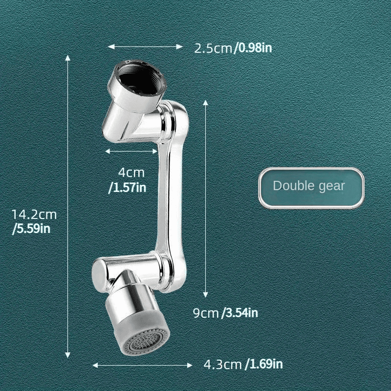 1pc 1440° Universal Rotation Faucet Sprayer Head For Extension Faucets ...