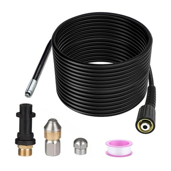 1pc 15/20M Pipe Cleaning Hose Set Pressure Washer Hose Kits Pipe ...