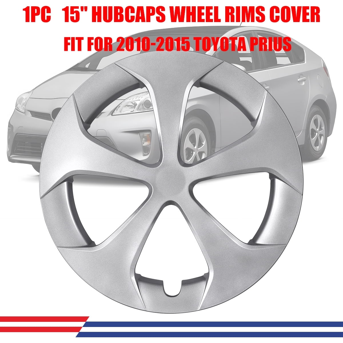 1pc 15" Hubcaps Wheel Rims Cover Fit for 2010-2015 TOYOTA PRIUS ...