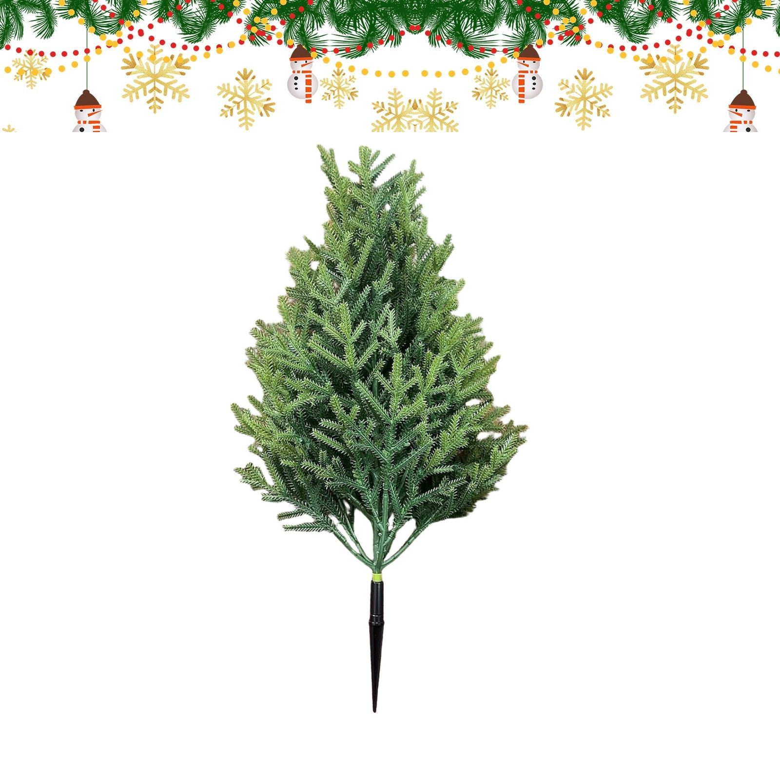 1pc 19" Norfolk Pine Real Touch Artificial Topiary with Stake, UV ...