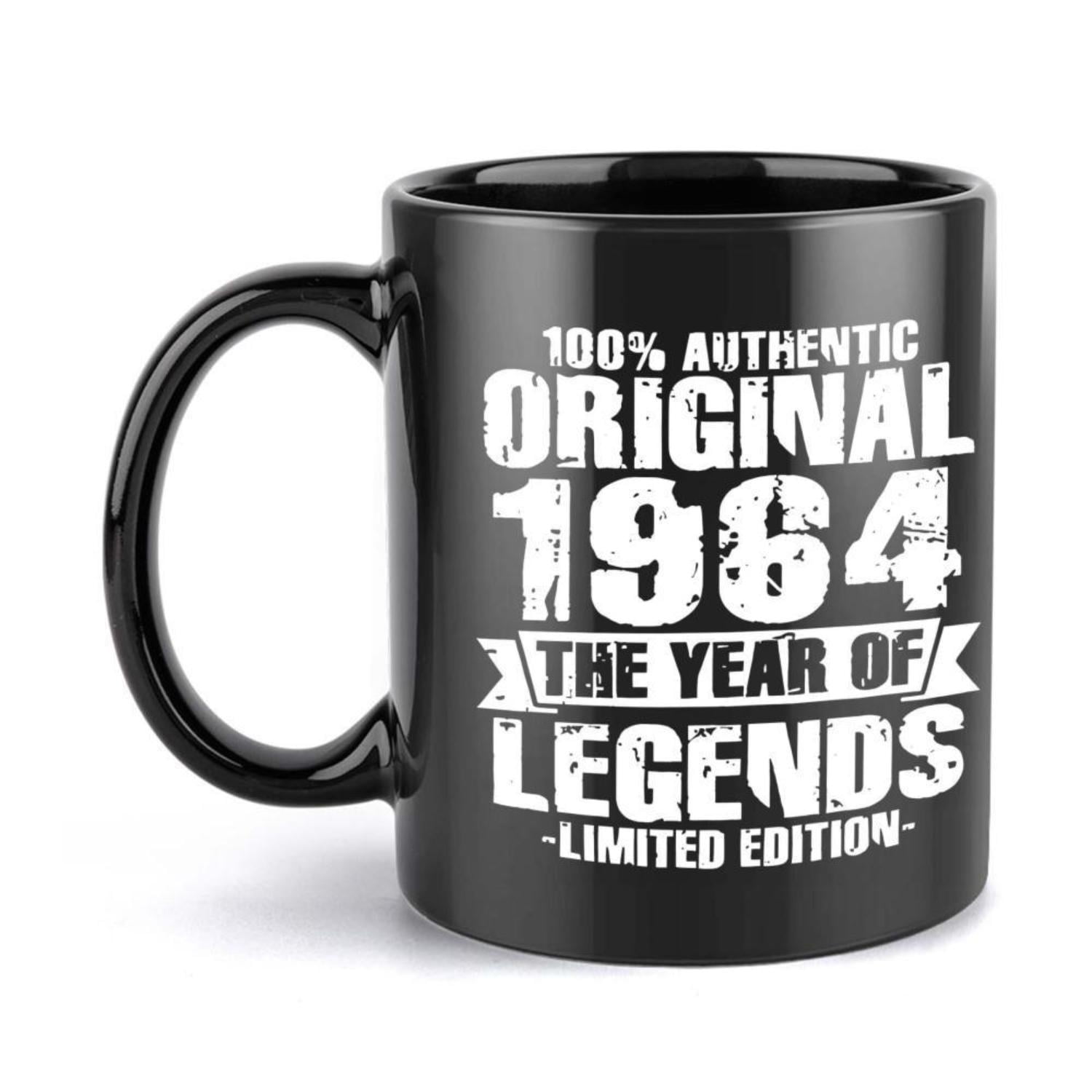 1pc 1964 Legends Humorous Ceramic Mug 11oz 360ml Cartoon Coffee Cup ...