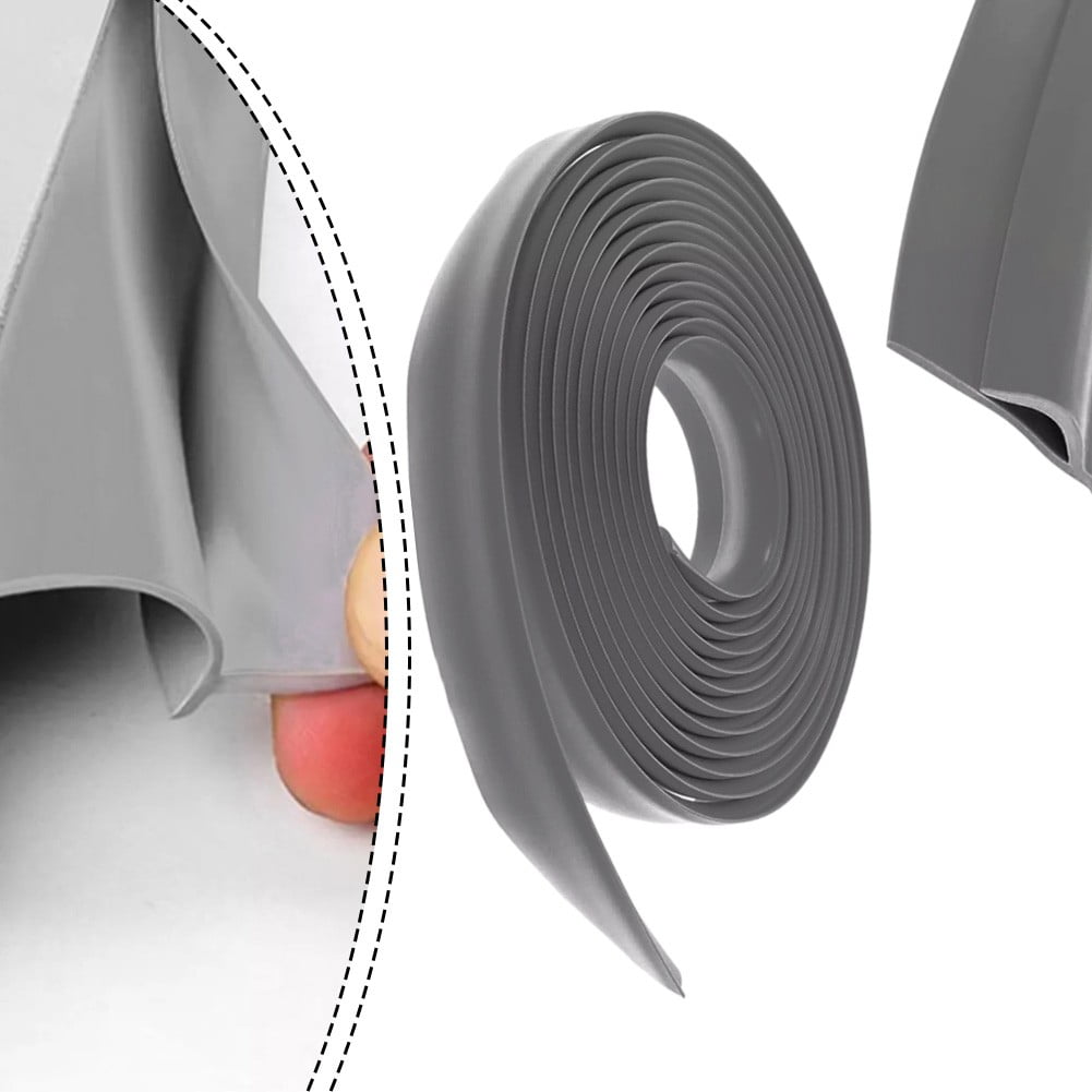 1pc 1M/2M/3M TPE Carpet Edge Strip Adhesive Safe Floor Transition Strip ...