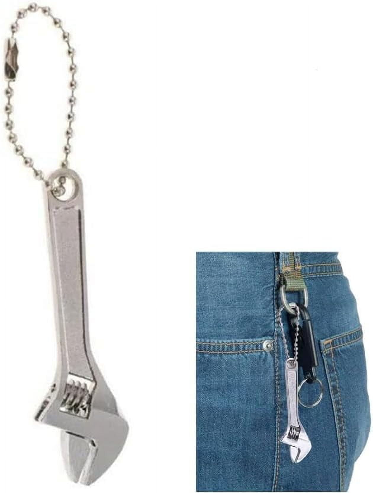 1pc 2.5-inch Steel Mini Silver Open End Wrench: Adjustable monkey ...