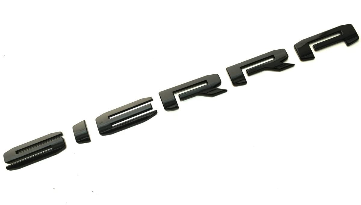 1pc 2019 2020 2021 Sierra Letters Emblems 3D Pickup Badge NAMEPLATE ...