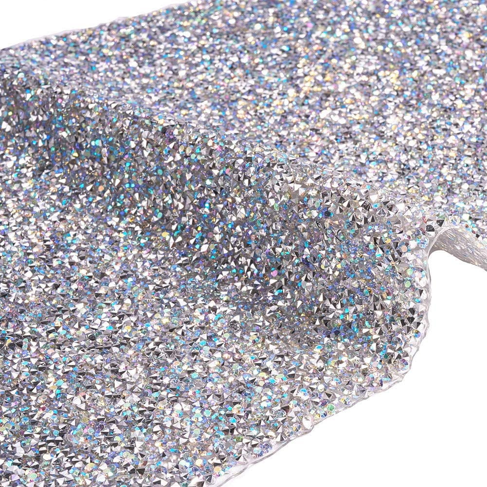 1pc 240X400mm Crystal AB Epoxy Rhinestone Sheet Hotfix Rhinestone Sheet ...