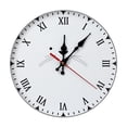 1pc 2D Flat, Silent Round Wall Clock Cat Face Clock Design Pattern ...