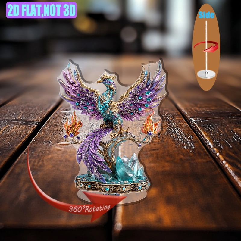 1pc 2d flat Rotating acrylic display piece featuring a magnificent ...