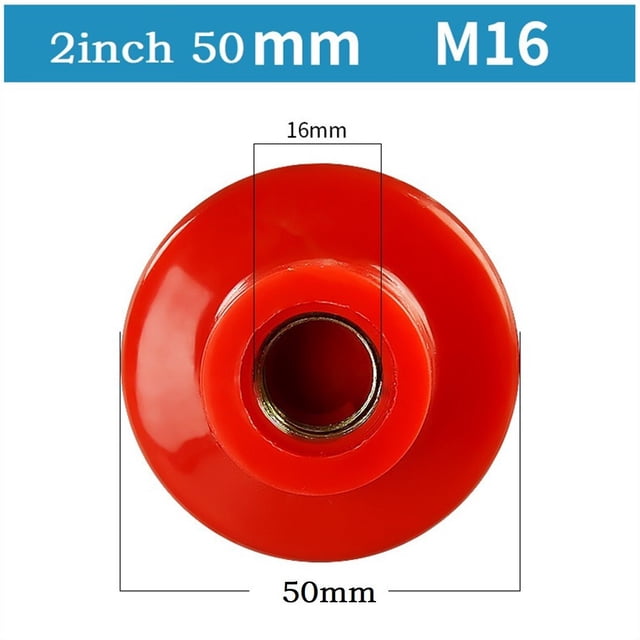 1pc 2inch 50mm Hook & Loop Polishing Buffing Pad M10/M14/M16 Thread ...