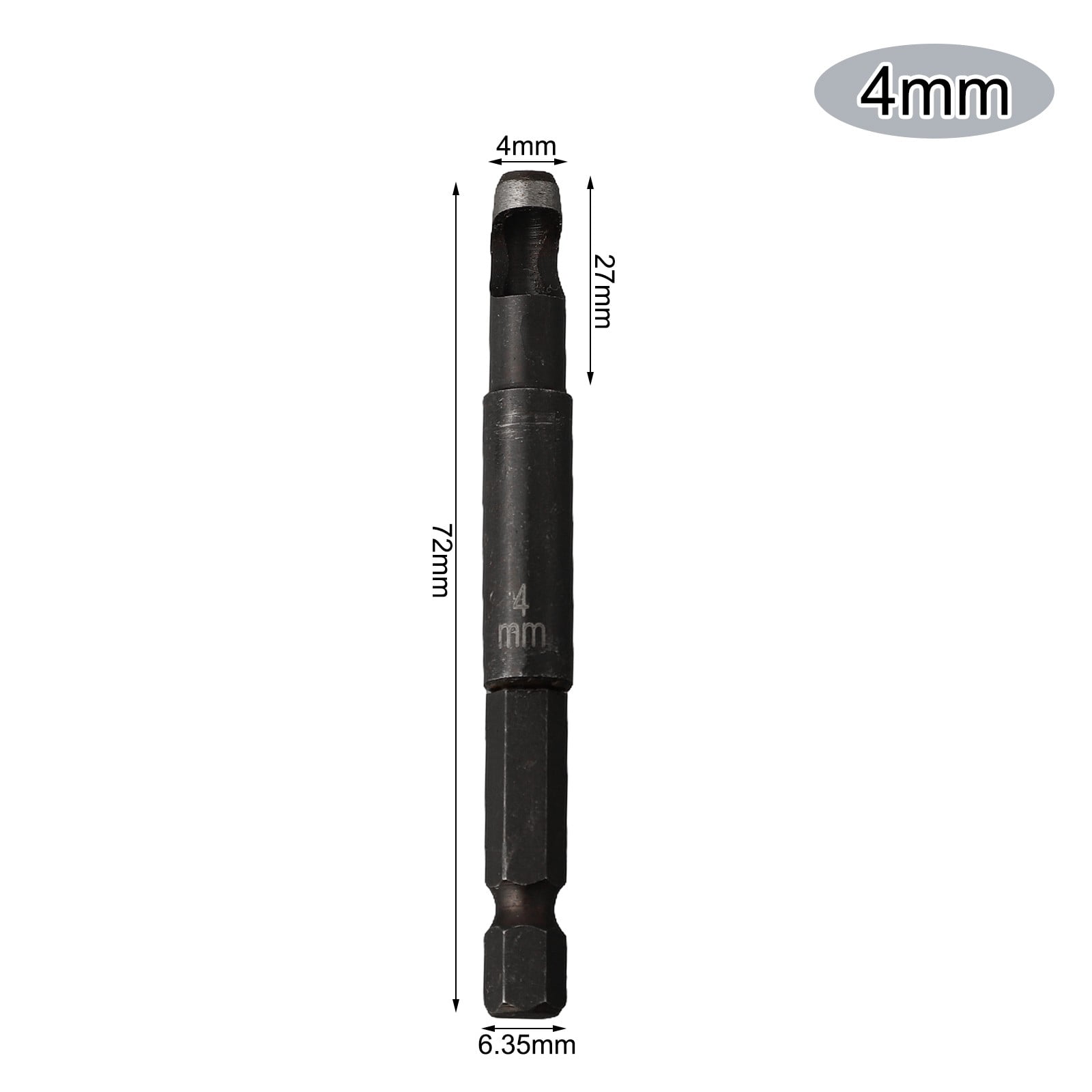 1pc 2mm-25mm Leather Hole Punch Hex Shank Carbon Steel Adapter Electric ...