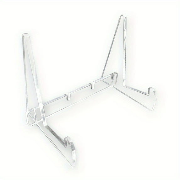 1pc /2pcs Acrylic Transparent Book Display Stand Vertical Picture Frame ...