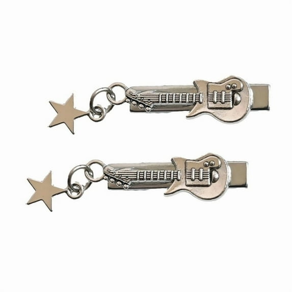 1pc/2pcs Guitar Shape Hairpin for Girl Teens Woman Spring Ponytail ...