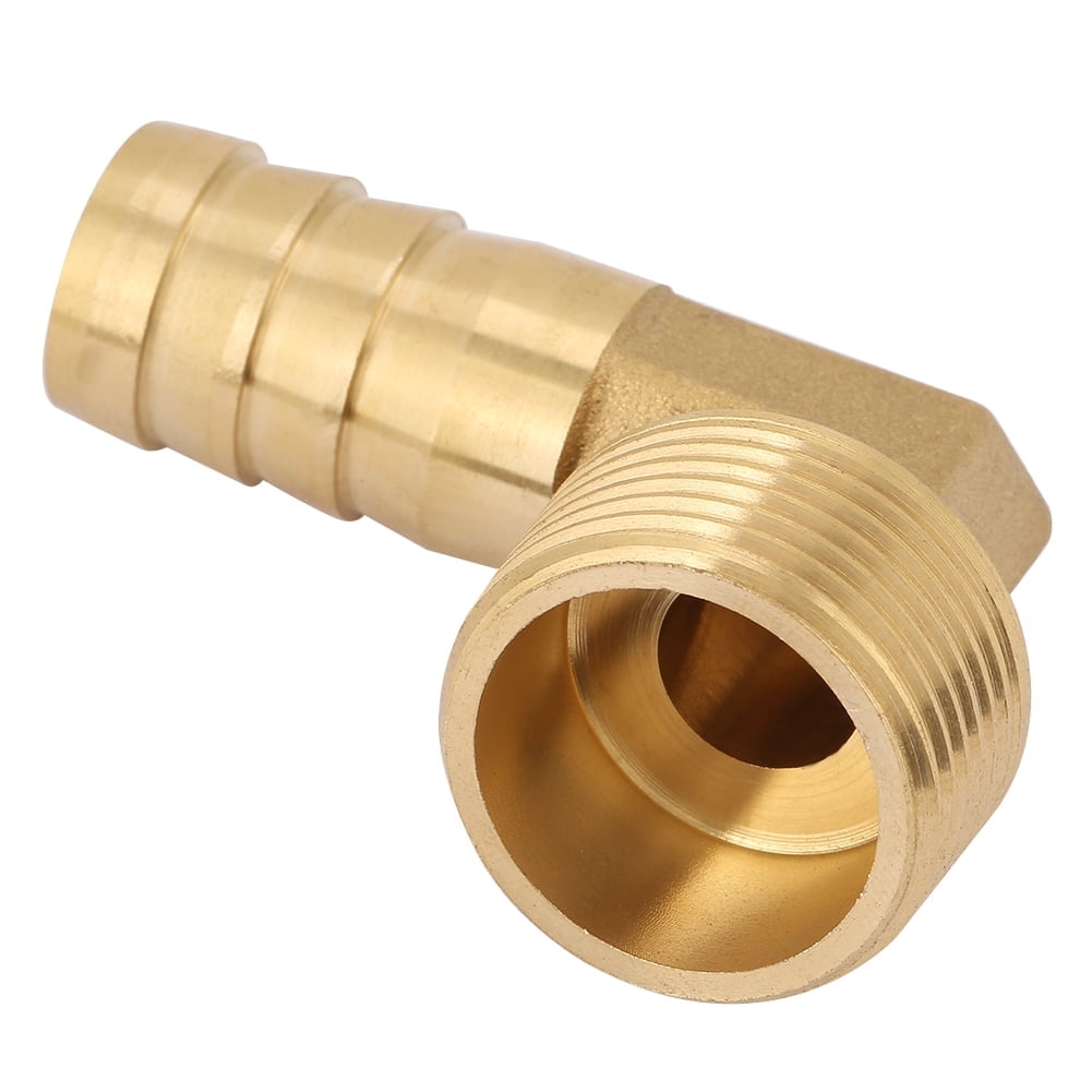 1pc 3/4 Male Thread Brass Elbow Barbed Coupling Connector Hose Fitting ...