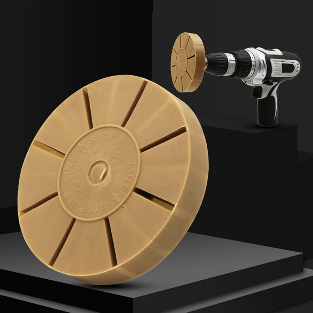 1pc 3.5 Inch Rubber Eraser Wheel For Remove Car Glue Stickers ...