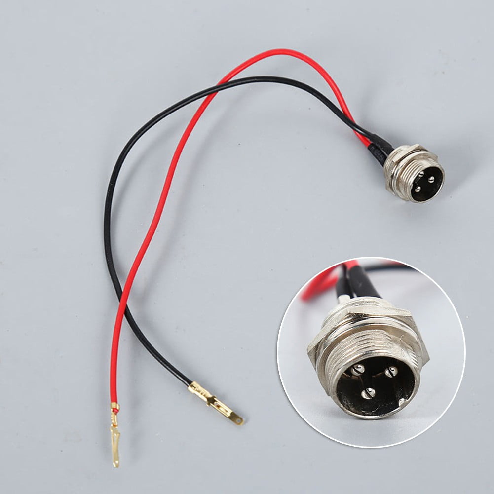 1pc 3 Pin 3 Pole Connectors 2 Wire Charging Port Hoverboard Charging ...